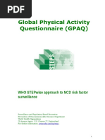 Godin Leisure-Time Exercise Questionnaire - 070815 | PDF
