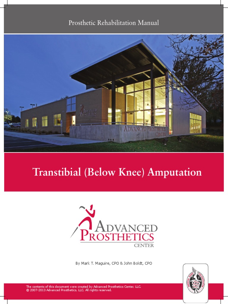 Transtibial Manual 2 | PDF | Prosthesis | Amputation