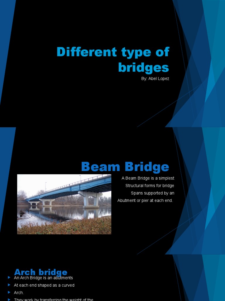 Different Type of Bridges | PDF | Art