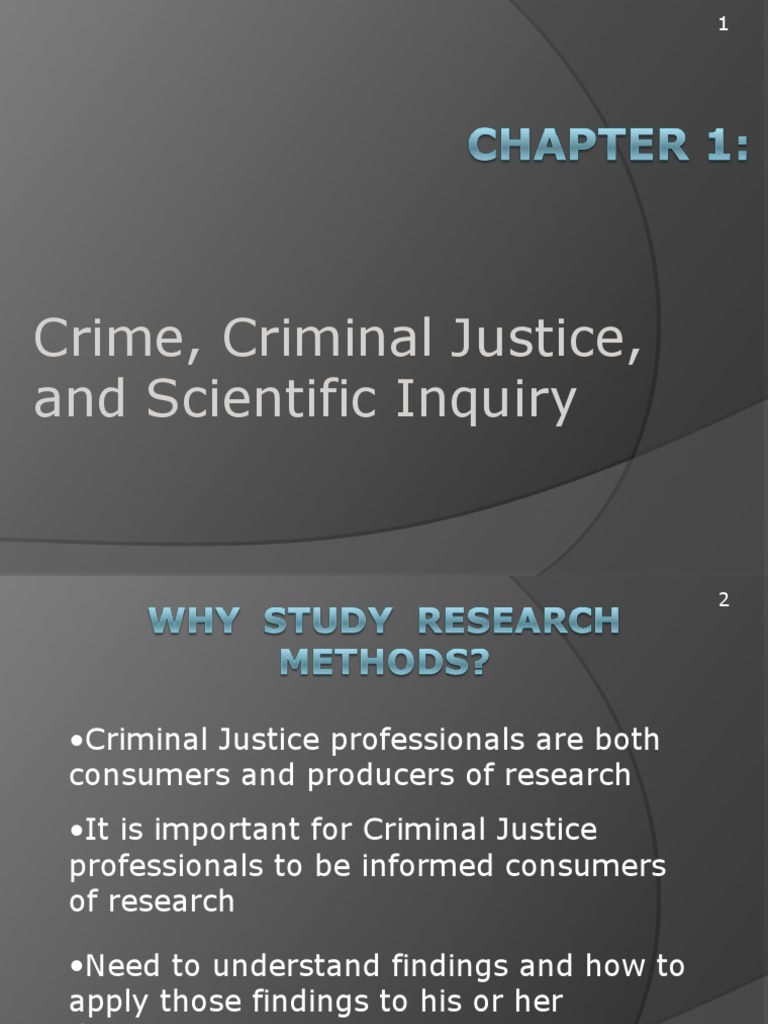 Crime, Criminal Justice, and Scientific Inquiry | PDF | Observation | Logic