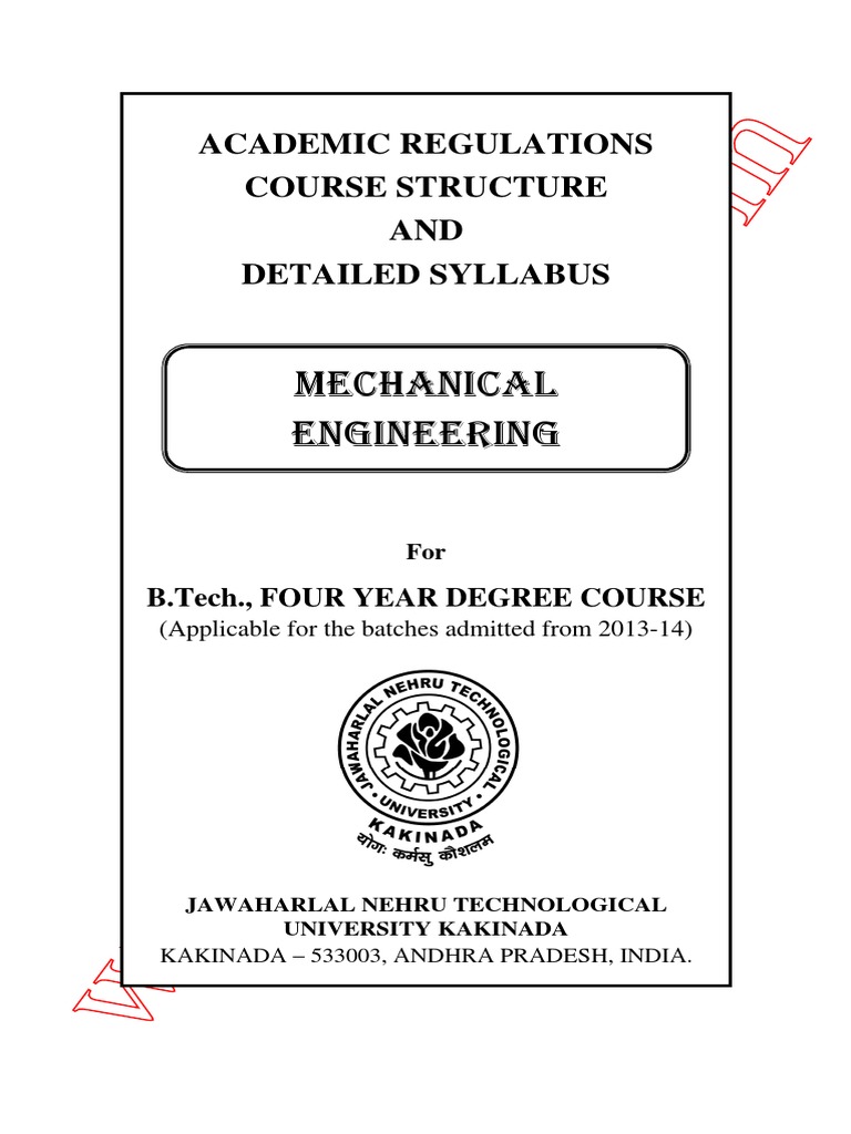 Mechanical JNTUK Syllabus | PDF | Pointer (Computer Programming) | Force