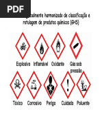 Símbolos de Perigo e Pictogramas GHS | PDF | Química | Materiais