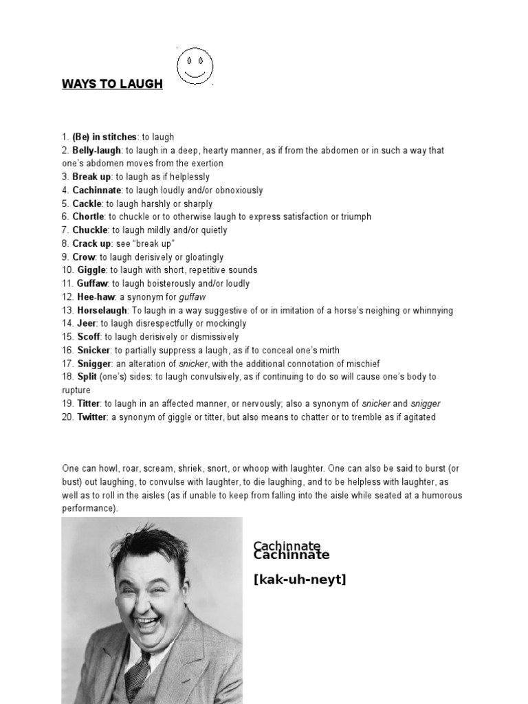 Laugh and Smile Expressions | PDF