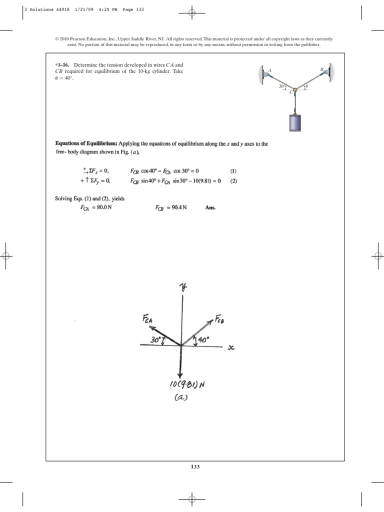 Mechanical Engineering Statics