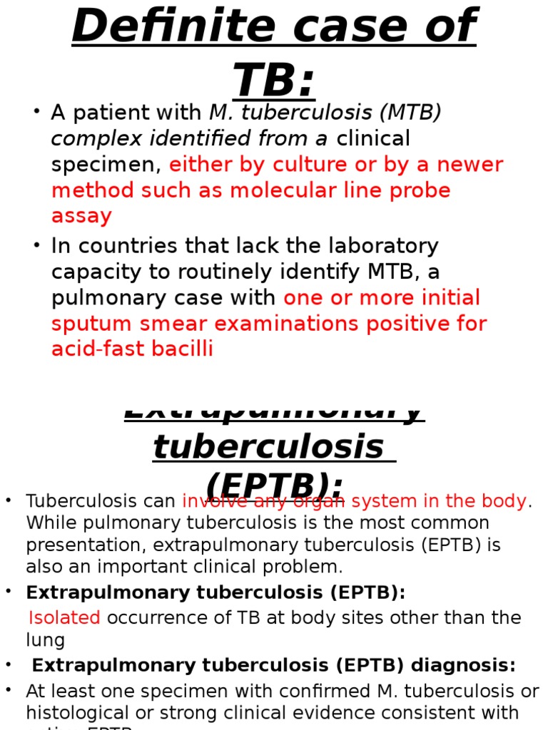 Extrapulmonary Tuberculosis Overview | PDF | Tuberculosis | Vertebral ...
