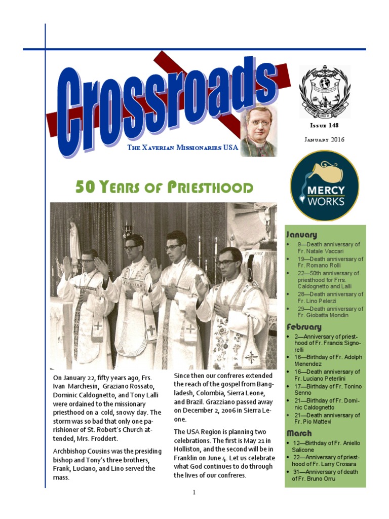Crossroads January 2016 | PDF | Genesis Creation Narrative | Earth