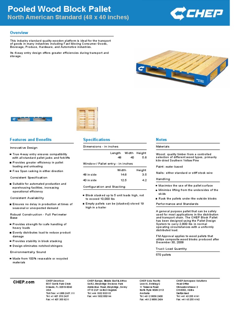 Wooden Pallet PDF | PDF | Pallet | Warehouse