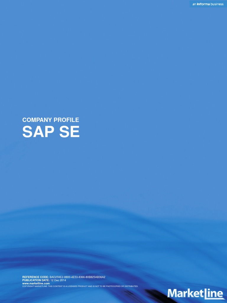 Sap Swot | PDF | Sap Se | Big Data
