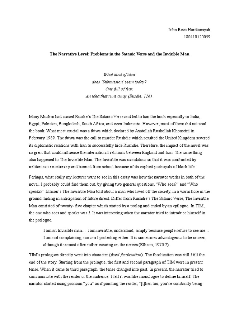 Literary Narratives & Ambiguity | PDF | Narration | Gabriel