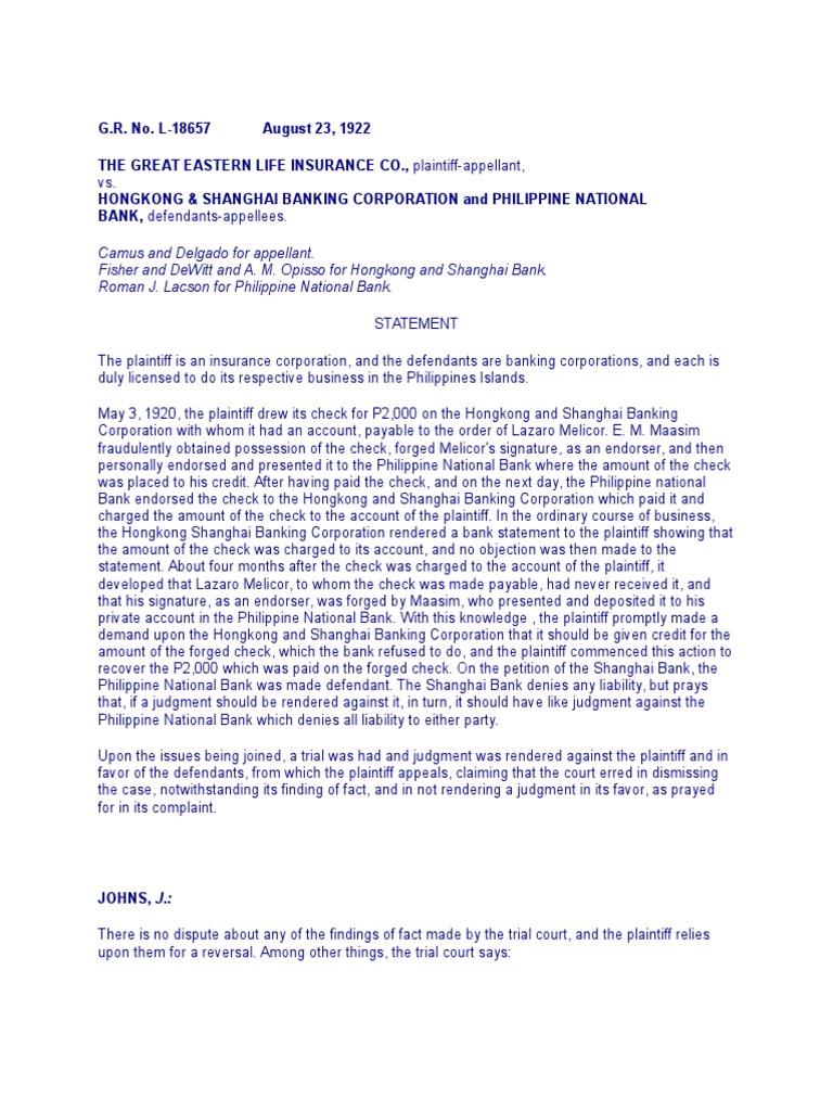 Great Easternhj | PDF | Forgery | Cheque