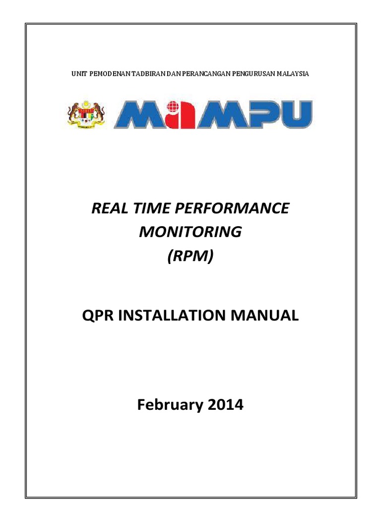 RPM QPR Installation Manual PDF | PDF | Web Server | Internet & Web