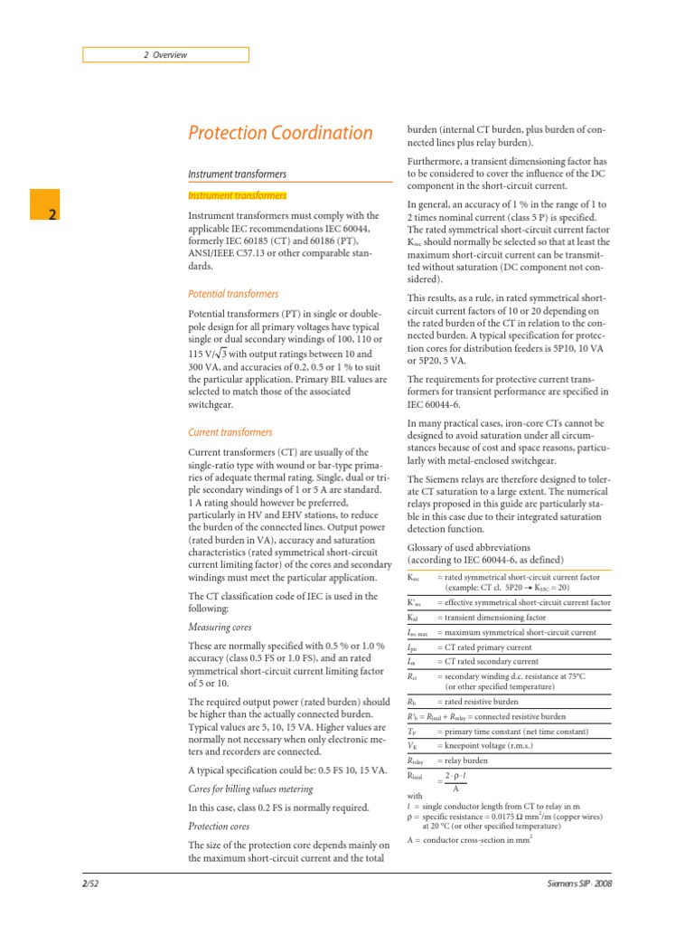 7SS522 CT Requirement | PDF | Components | Electrical Engineering