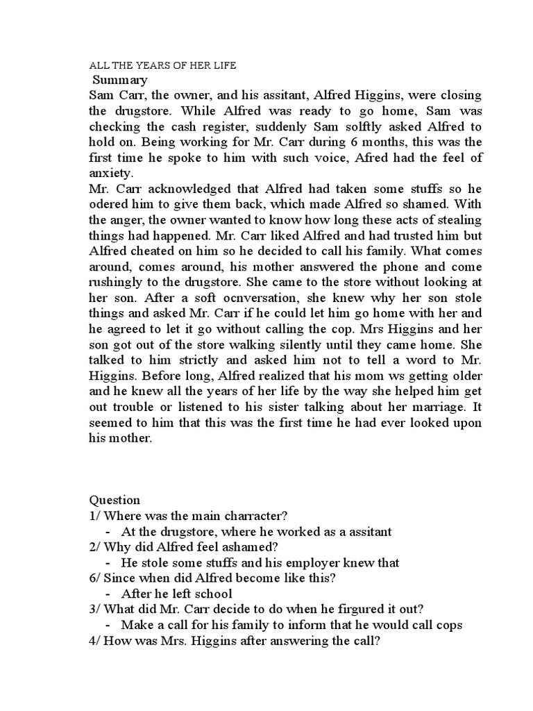 Understanding Alfred's Realization | PDF