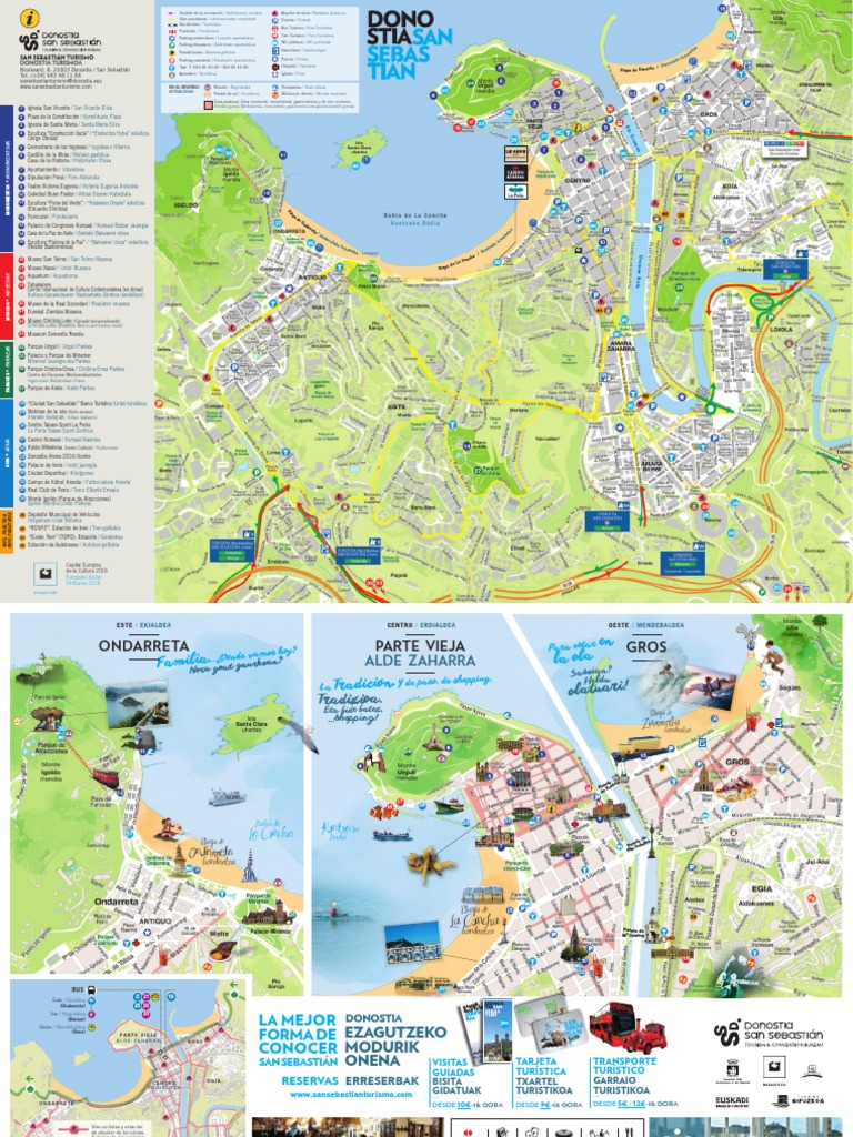 Plano Ciudad Donostia San Sebastian | PDF