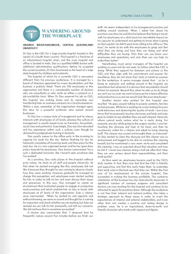 Online Case Studies | Download Free PDF | Leadership | Startup Company