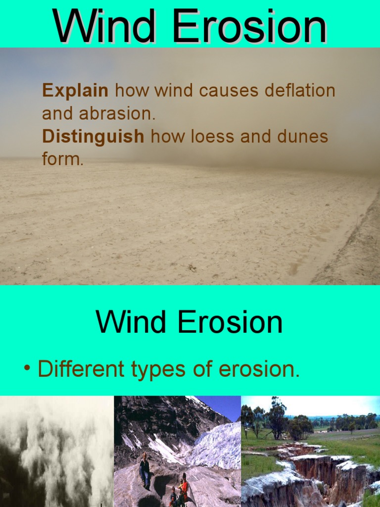 Wind Erosion 1 | PDF