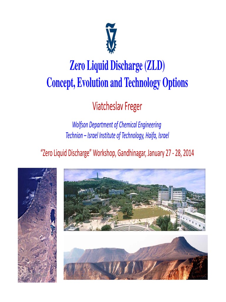 ZLD Presentation 3 PDF | PDF | Desalination | Environmental Technology