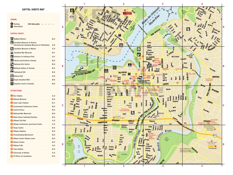 Ottawa Downtown Map | PDF | Hotel | Hospitality Companies