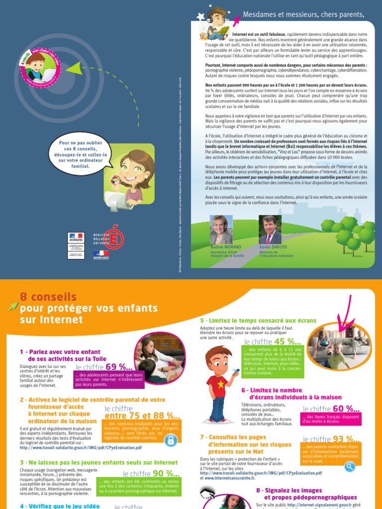 8 conseils pour sécuriser Internet enfants | PDF | l'Internet ...