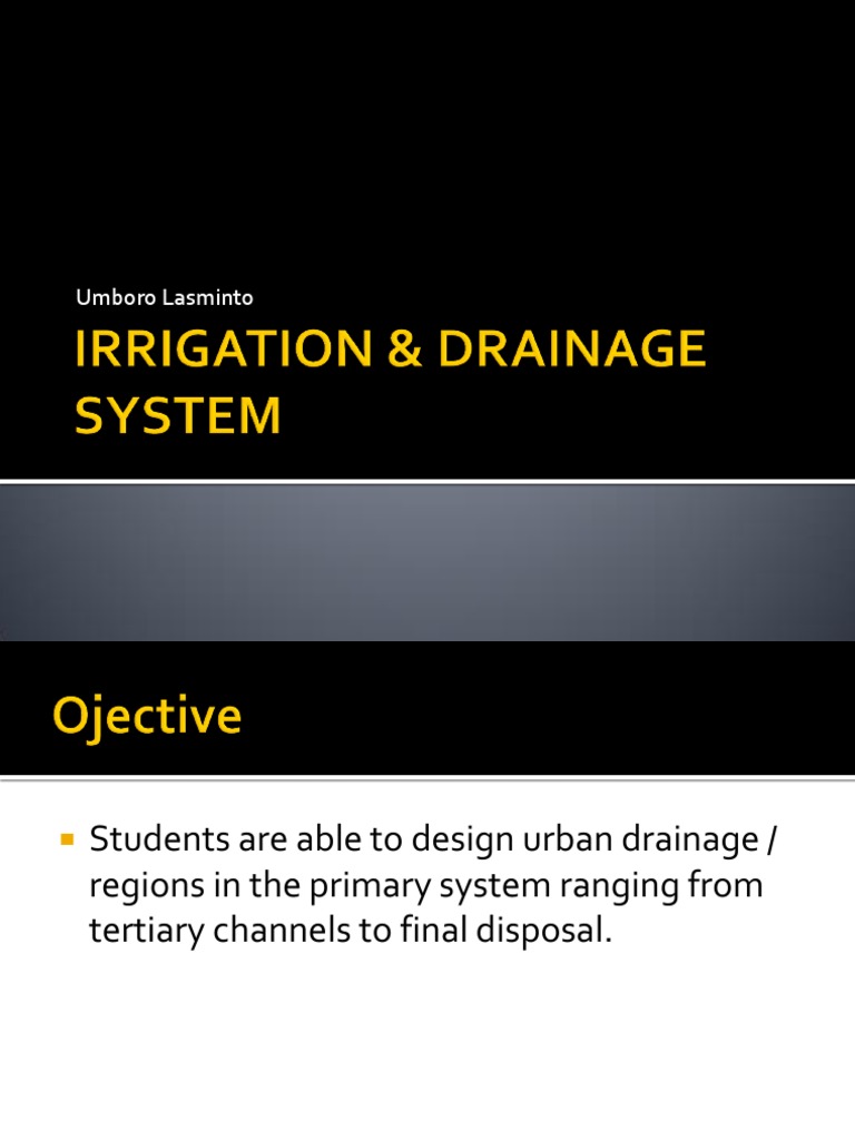 Drainage System | PDF | Flood | Water Resources