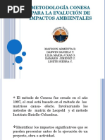 Matriz de Conesa | PDF | Evaluación de impacto ambiental | Naturaleza