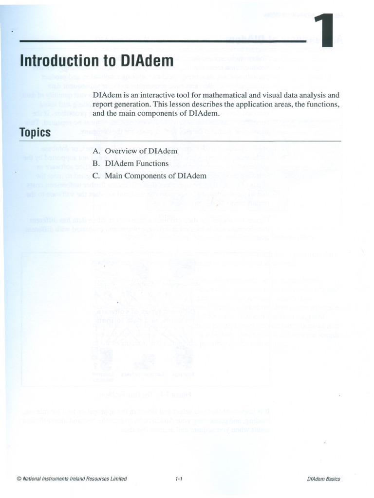 Diadem Training - Lesson 1 | PDF