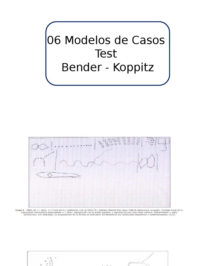 Test de Bender Ejemplos | PDF