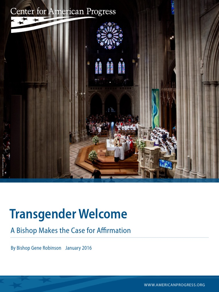 Transgender Welcome: A Bishop Makes The Case For Affirmation | PDF ...