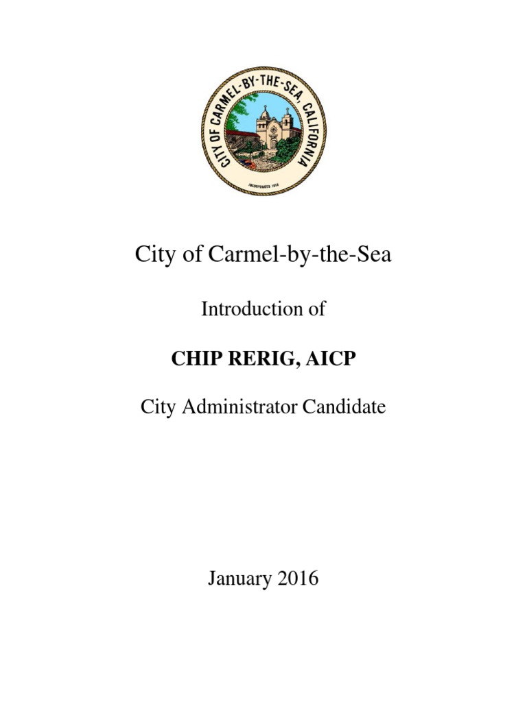 Chip Rerig Introduction Packet January 2016 | PDF | Consultant | Expert