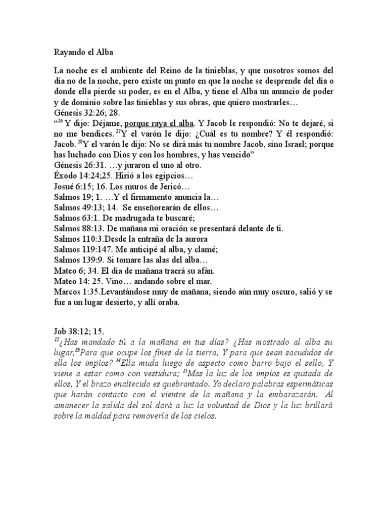 Rayando El Alba | PDF | Cristo (título) | Jacob