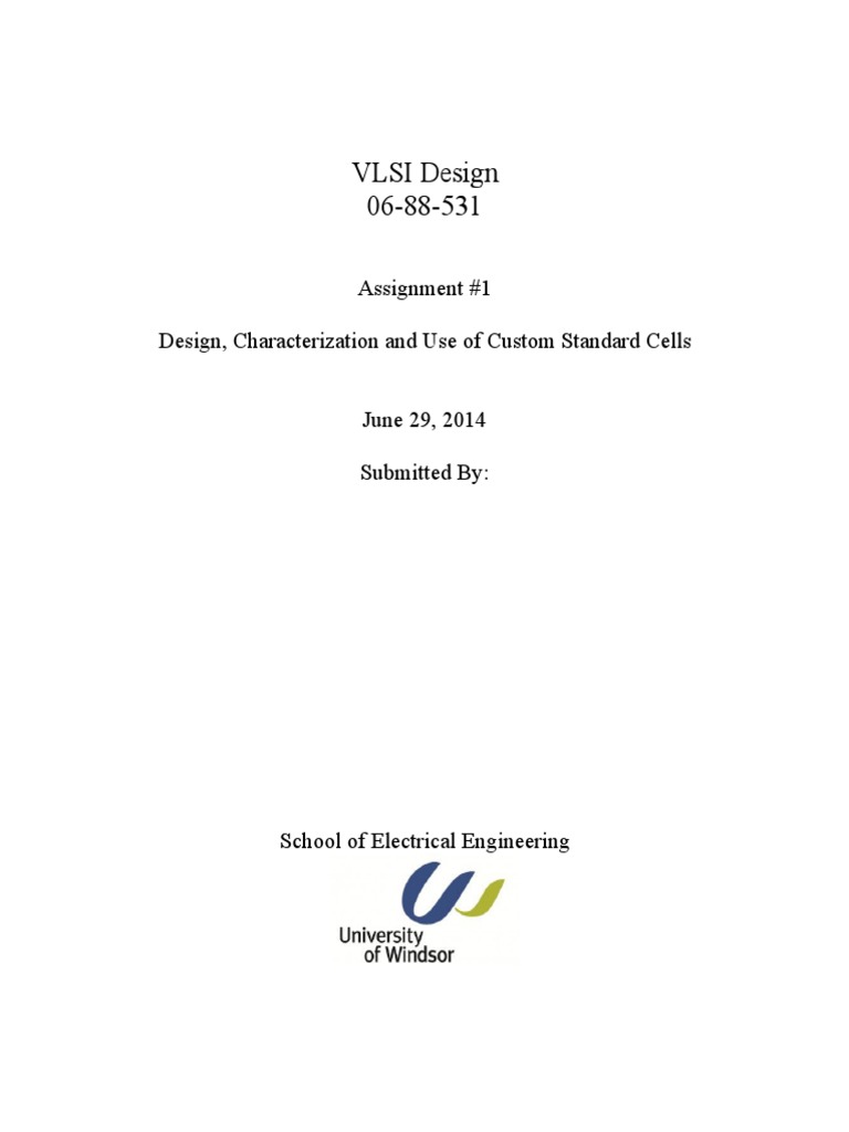 VLSI Standard Cell Design & Testing | PDF | Cmos | Mosfet