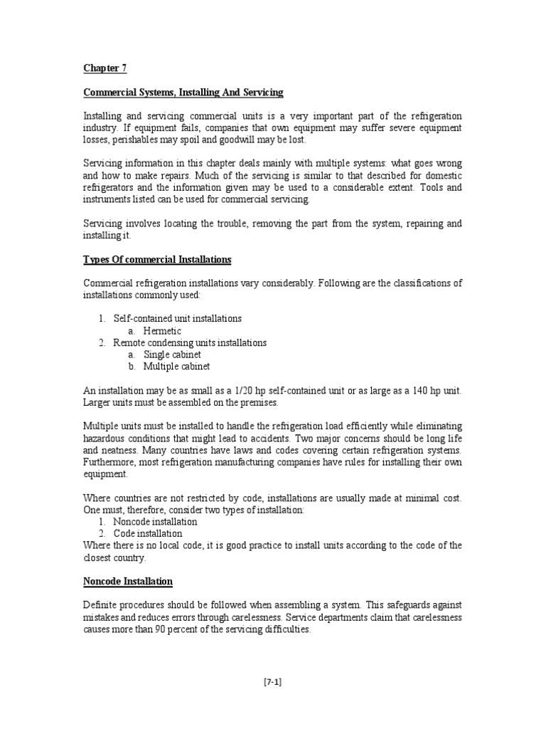 Chapter 7 Full | PDF | Refrigeration | Gas Compressor