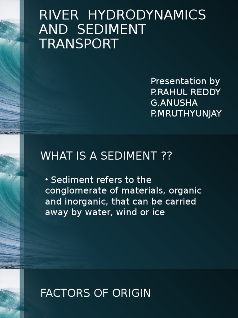 River Sediment Transport Overview | PDF | Sediment | River