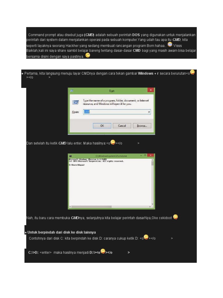 Belajar CMD | PDF | Teknologi & Rekayasa