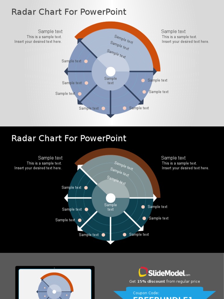 PowerPoint Radar Chart Template | PDF