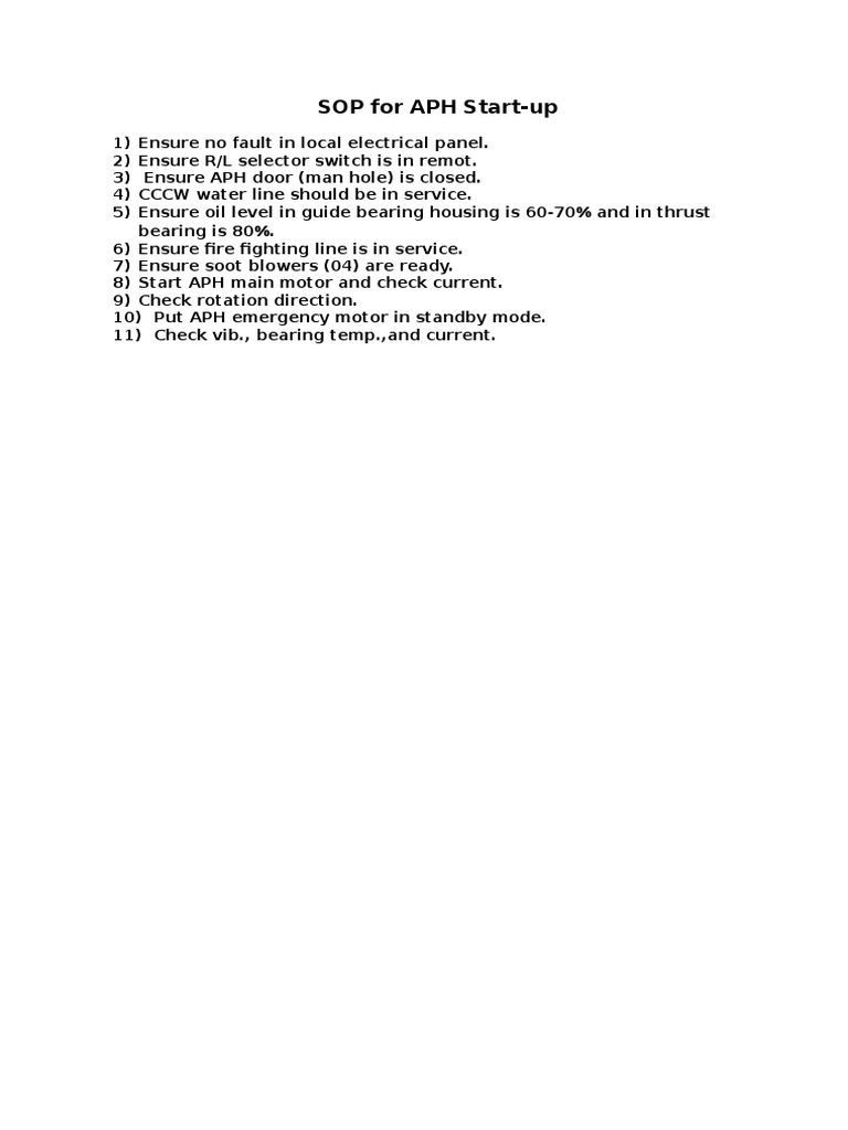 Sop For Aph Start Pdf