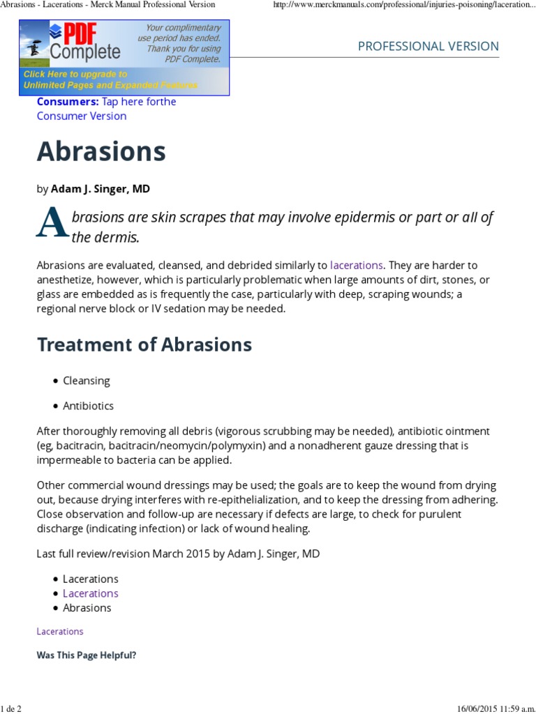 Abrasion Es | PDF