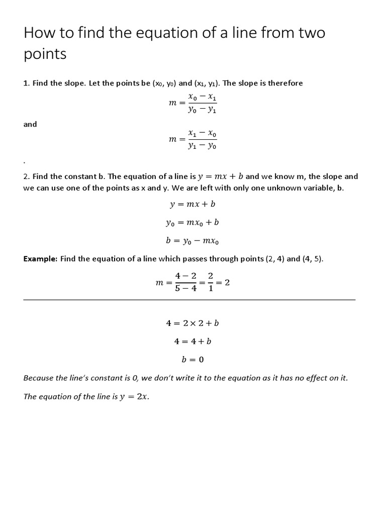Finding Equations of Lines | PDF | Teaching Methods & Materials | Art