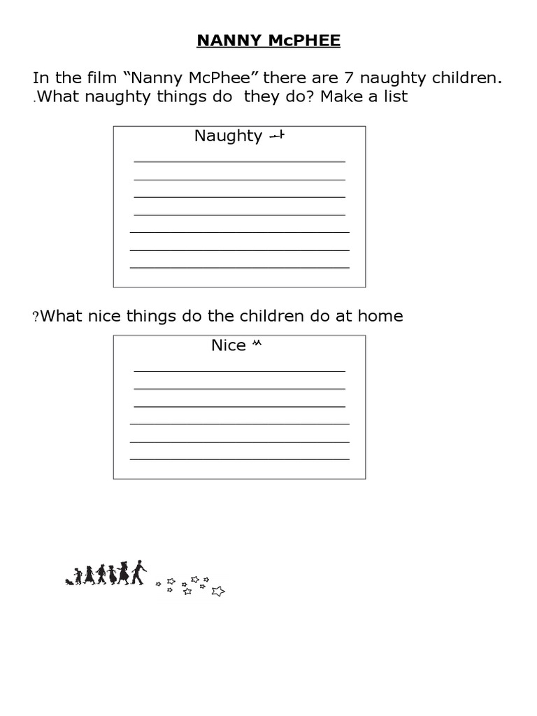 Nanny McPhee: Naughty and Nice Lessons | PDF | Self-Improvement