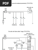 Circuito de Sistema de Luces | PDF | Relé | Ingenieria Eléctrica