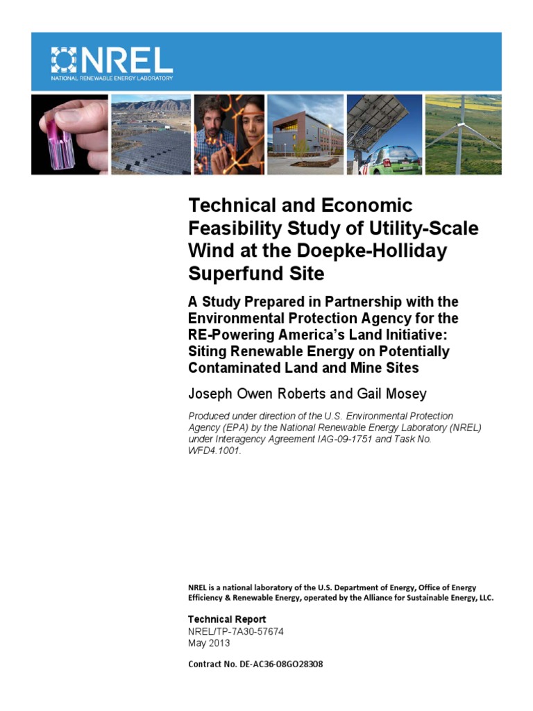 Assessing the Feasibility of Utility-Scale Wind Power Generation at the ...