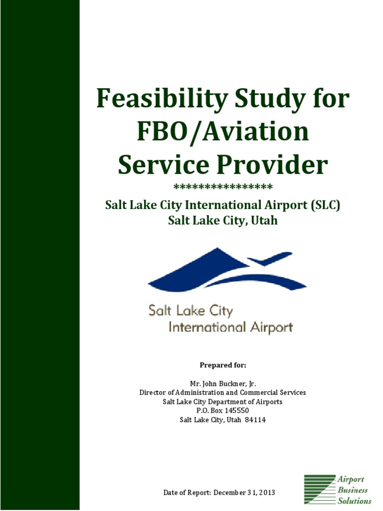 ABS Feasibility Study | PDF | Airport | Aircraft