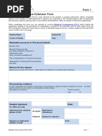 UWL Extension Application Guidelines | PDF | Information