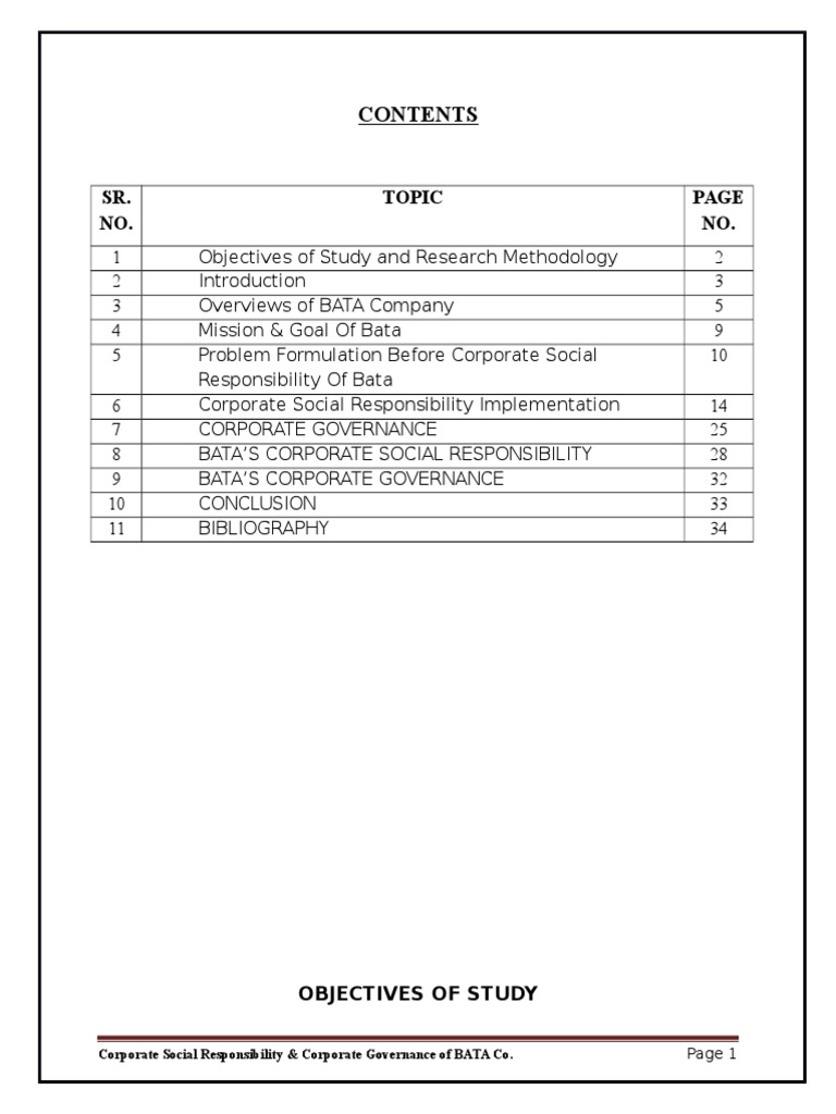 Bata's CSR and Governance Overview | PDF | Corporate Social ...