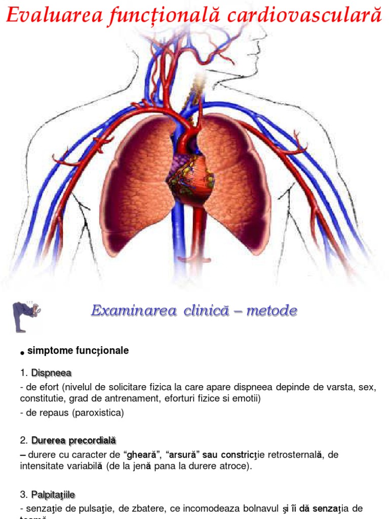 Curs 18 - Evaluarea Functionala CV PDF | PDF