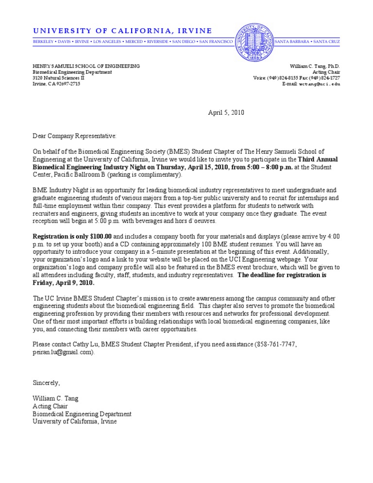 Biomedical Industry Night Invite | PDF | Biomedical Engineering | Academia
