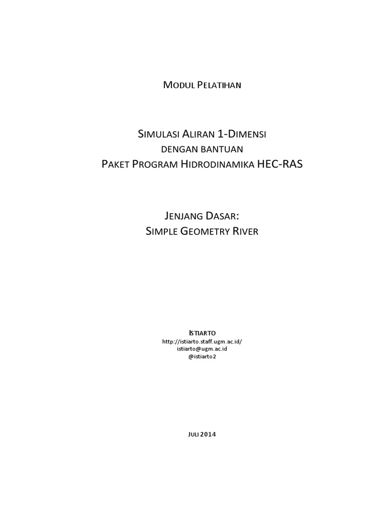 HEC-RAS Tutorial | PDF