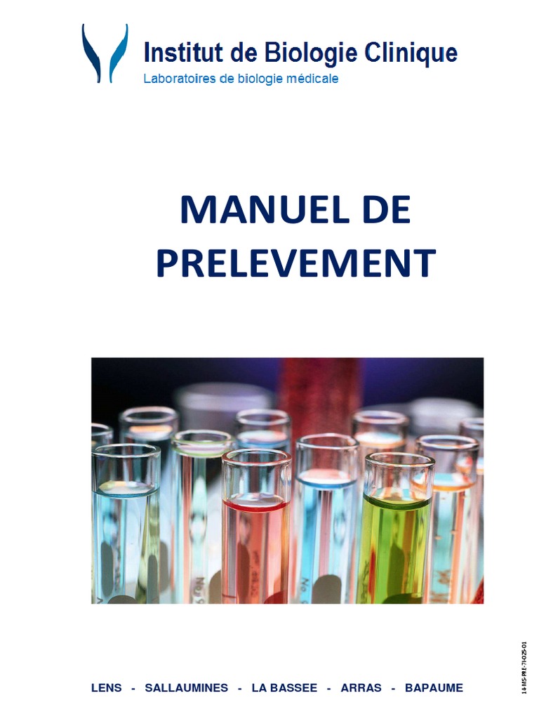 Manuel de Prélèvement | Ordonnance médicale | Allaitement