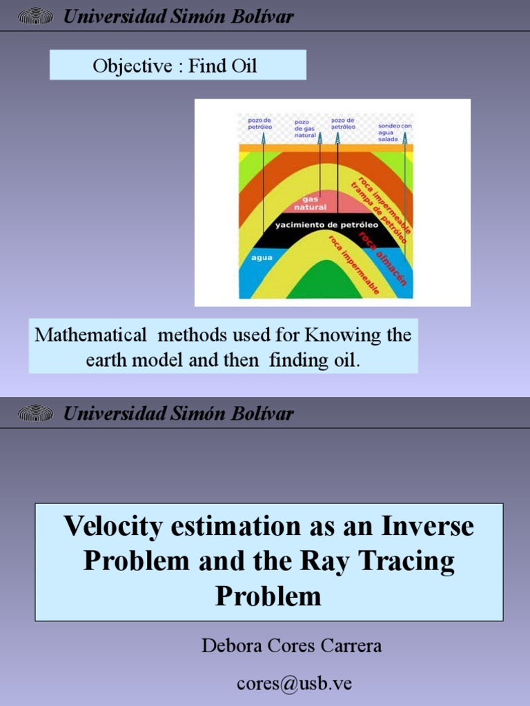 Inverse Problems in Geophysics | PDF | Inverse Problem | Reflection ...
