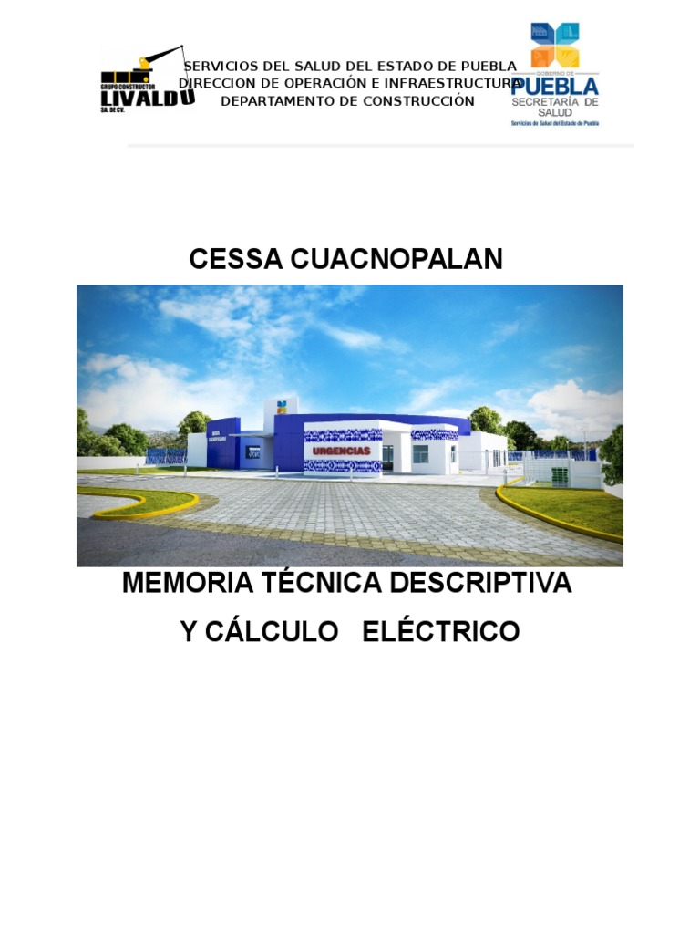 Memoria Tecnica Descriptiva Electrica | PDF | Corriente eléctrica | Transformador